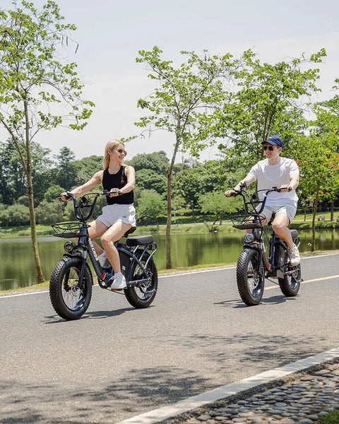BURCHDA U8 Step-Thru Electric Bike — Fat Tire & Long Range – burchda-ebike