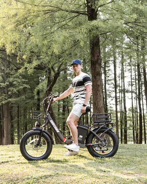 BURCHDA U8 Step-Thru Electric Bike — Fat Tire & Long Range – burchda-ebike