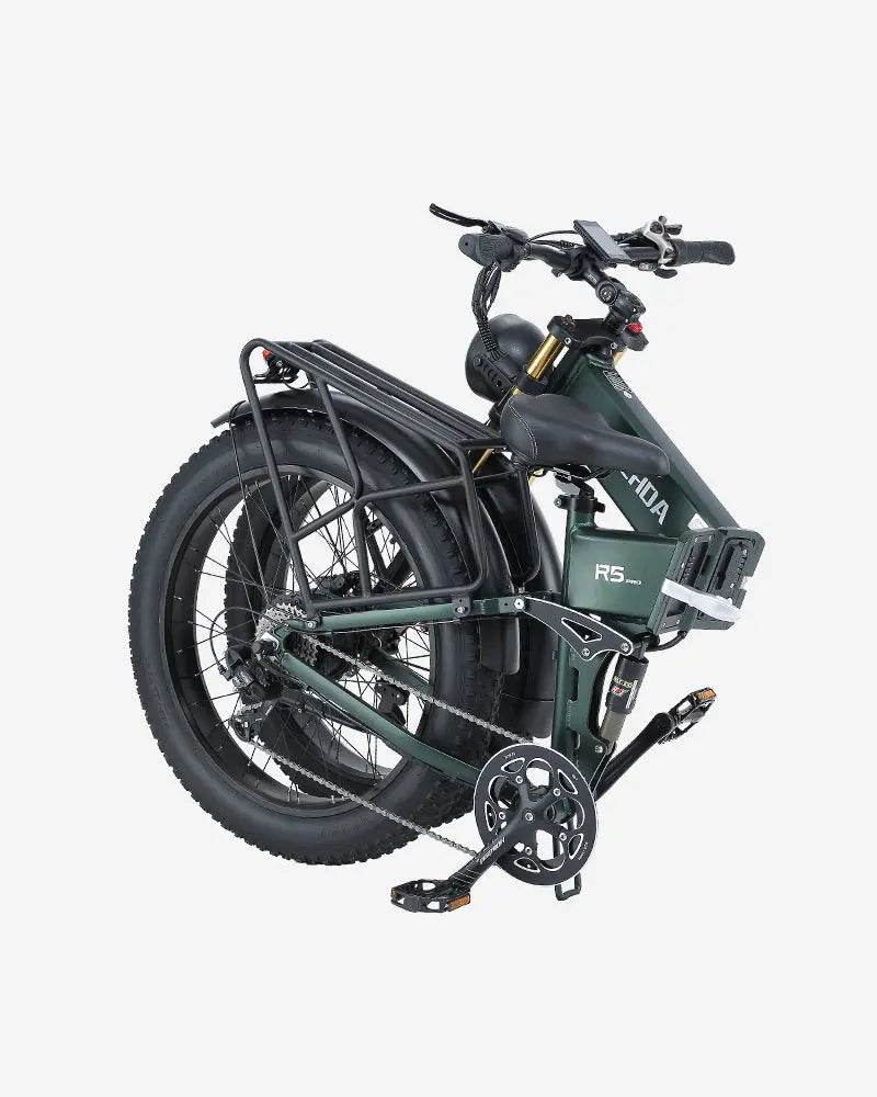 BURCHDA R5 PRO 1000W folding fat tire electric bike for adults ...