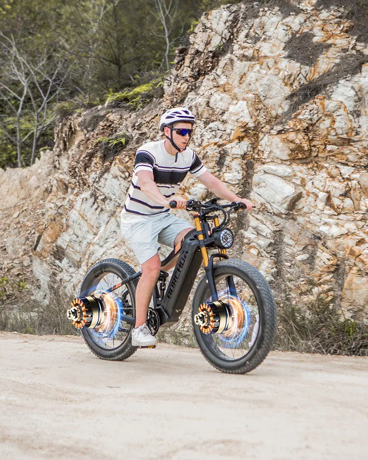 BURCHDA HC26 MAX 2000W Fat Tire Dual Motor Electric bike – burchda-ebike